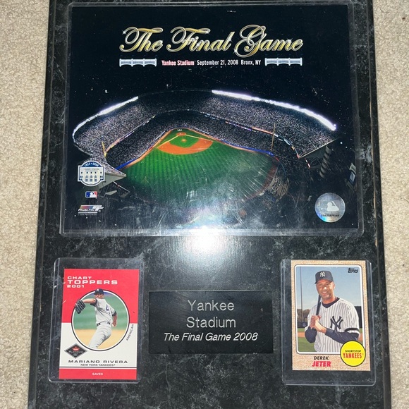 Wall Decor | Yankee Stadium Final Game Plak | Poshmark
